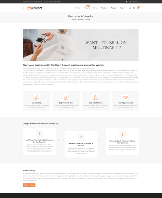 Multikart - Multipurpose Ecommerce Template