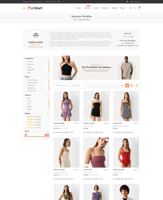 Multikart - Multipurpose Ecommerce Template