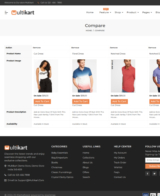 Multikart - Multipurpose Ecommerce Template